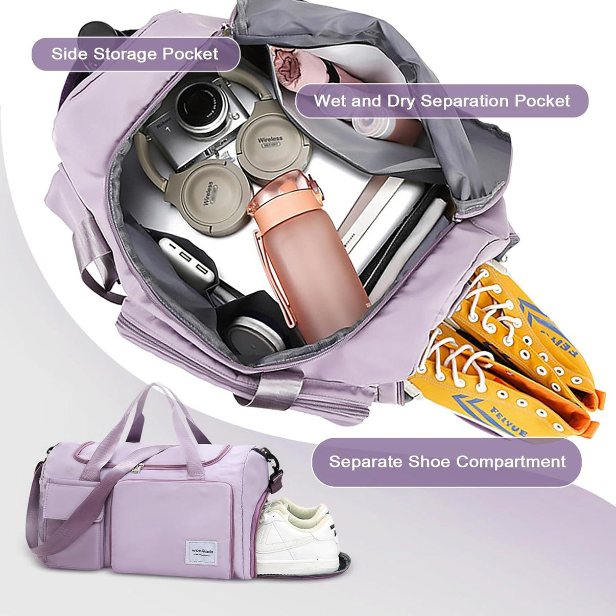 Water-Proof 6-Compartment Travel Bag (Unisex) – ASSUREDSHOP